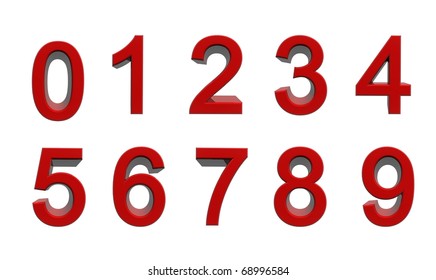 Set Red Circle Numbers Icon Vector庫存向量圖（免版稅）569259070 | Shutterstock