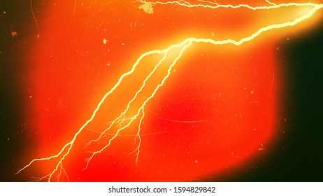 Red Orange Lightning Background Stock Illustration 1594829842 ...