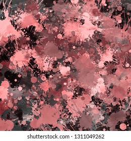 Red Paint Splatter Effect Texture On 스톡 일러스트 1311049262 | Shutterstock