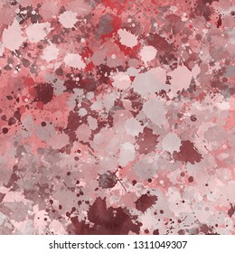 Red Paint Splatter Effect Texture On Stock Illustration 1311049307 ...