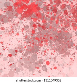 Red Paint Splatter Effect Texture On Stock Illustration 1311049352 ...