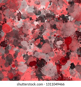 Red Paint Splatter Effect Texture On Stock Illustration 1311049466 ...