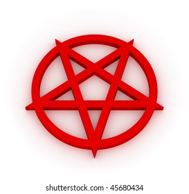 Pentagram Symbol Composed Five Straight Lines Stock Illustration ...