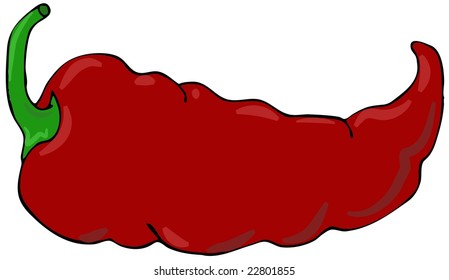 Red Pepper Stock Illustration 22801855 | Shutterstock