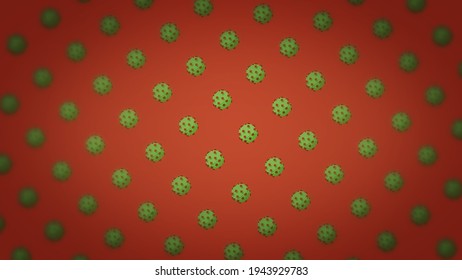 Red Pixel Virus Background Seamless Pattern Stock Illustration ...