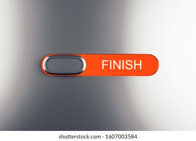 Red Push Buttons Finish Isolate On Stock Illustration 1607003584 ...
