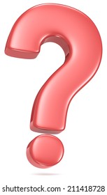 Rose Gold Question Mark Symbol Isolated Stock Illustration 1617473008 ...