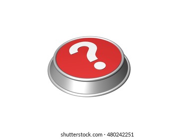 Red Question Mark Push Button Stock Illustration 480242251 | Shutterstock