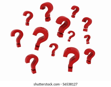3d Man Thinking Red Question Marks 스톡 일러스트 145700882 | Shutterstock
