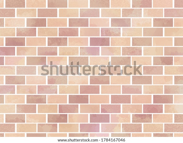 Red Random Brick Background Illustration Stock Illustration 1784167046 ...
