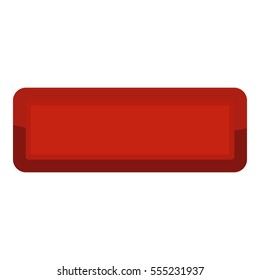 Red Rectangle Button Icon Cartoon Illustration 스톡 일러스트 555231937 | Shutterstock