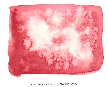 Red Rectangular Watercolor Background Stock Illustration 263845415 ...