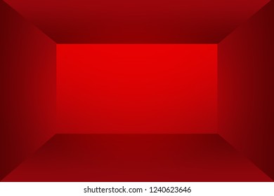 Red Room Background 3d Stock Illustration 1240623646 | Shutterstock