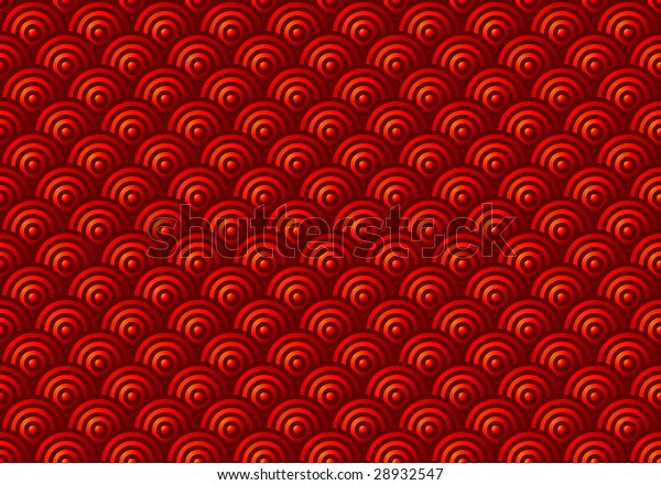 Red Scales Seamless Pattern Stock Illustration 28932547