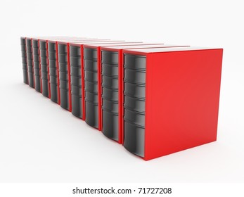 Red Book Book Sticking Out Stock Illustration 45576292