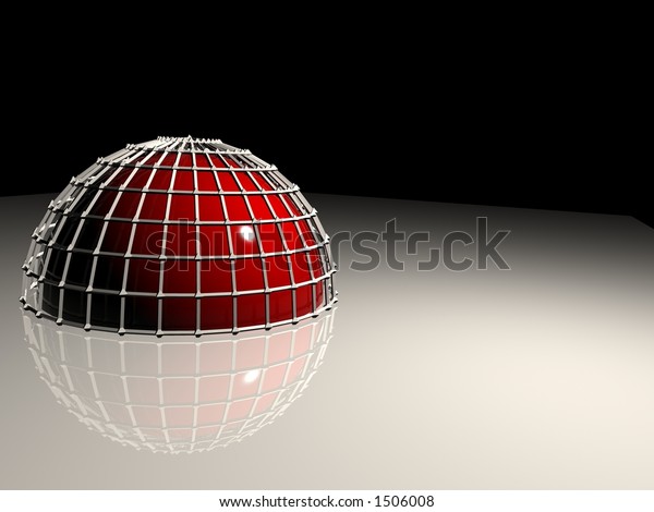 Red Sphere Refraction Stock Illustration 1506008 | Shutterstock