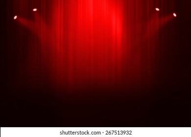 Red Stage Background 스톡 일러스트 267513932 | Shutterstock