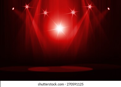 Red Stage Light Background Stock Illustration 289705985 | Shutterstock