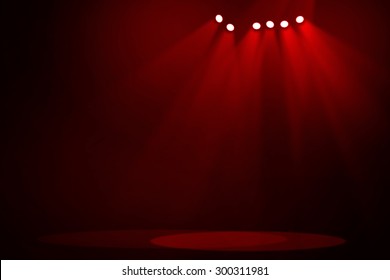 Red Stage Light Background Stock Illustration 316694066 | Shutterstock