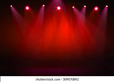 Red Stage Background Stock Illustration 309070892 | Shutterstock