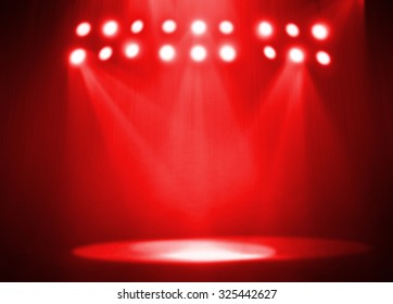 Red Stage Background Stock Illustration 325442627