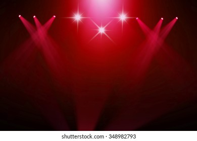 Ilustrasi Stok Red Stage Background 348982793 | Shutterstock