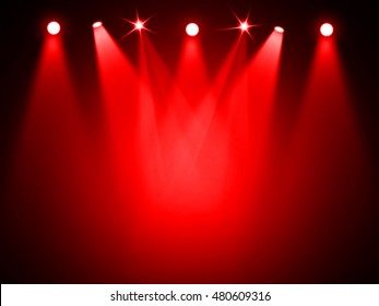 Red Stage Background Stock Illustration 480609316 | Shutterstock