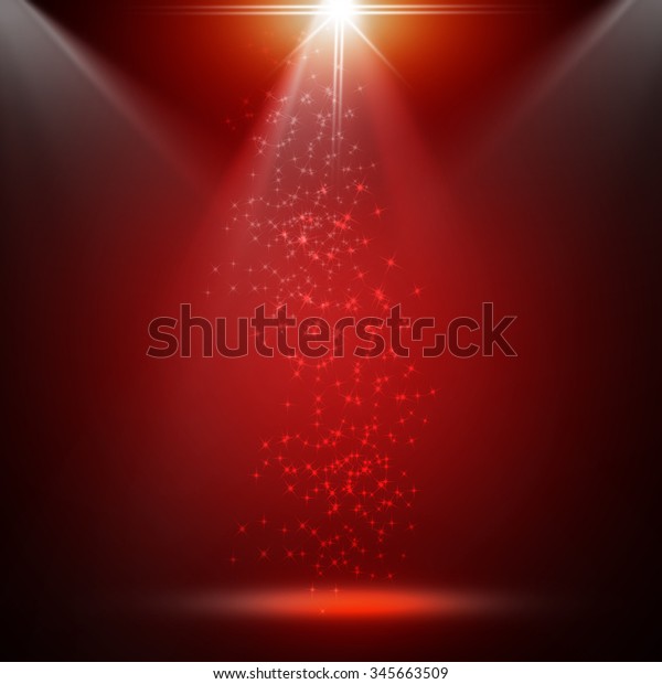 Red Stage Background Stock Illustration 345663509 | Shutterstock