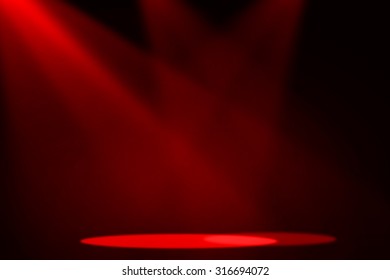 Red Stage Light Background Stock Illustration 318046175