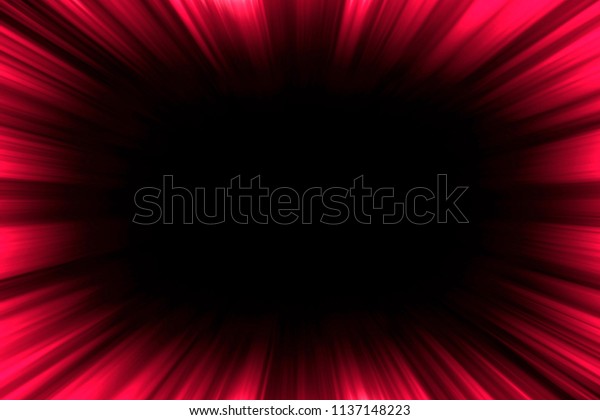 Red Starburst Explosion Border Frame Black Stock Illustration ...