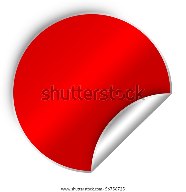 Red Sticker Stock Illustration 56756725 | Shutterstock