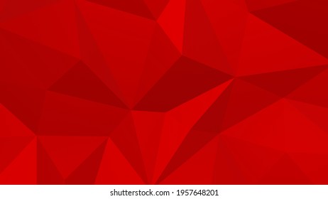 Red Triangle Background Shadows 3d Render Stock Illustration 1957648201 ...