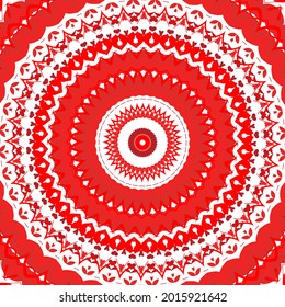 Red White Circular Patterns Hq Stock Illustration 2015921642 | Shutterstock