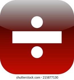 Divide Math Symbol 3d Rendering Illustration Stock Illustration 539041198