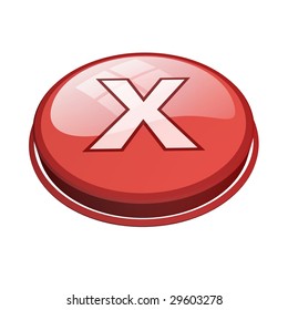 Cross Sign Element Red Grunge X 库存插图 579341446 | Shutterstock