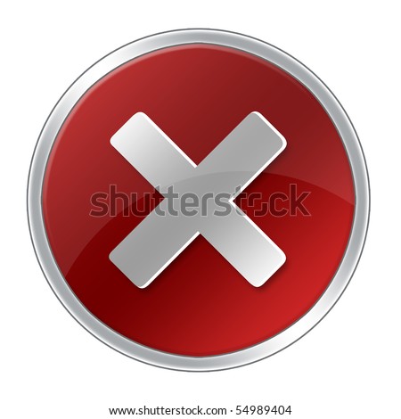 Red X Icon Stock Illustration 54989404 - Shutterstock