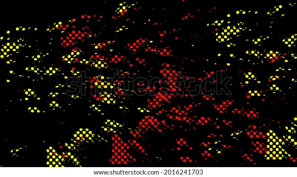 Red Yellow Dots Splash Abstract Wallpaper Stock Illustration 2016241703 ...