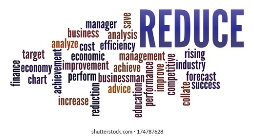 Reduce Word Collage Stock Illustration 174787628 | Shutterstock