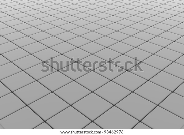 Reflective Floor This 3d Render Illustration Stock Illustration 93462976