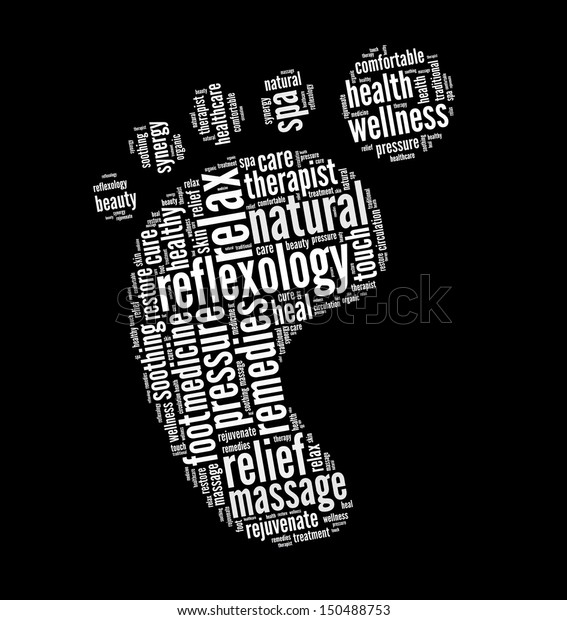 Reflexology Word Collage Stock Illustration 150488753 | Shutterstock