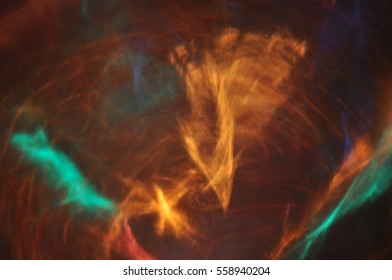 Refraction Effect Light Dark Glow Flames Stock Illustration 558429694