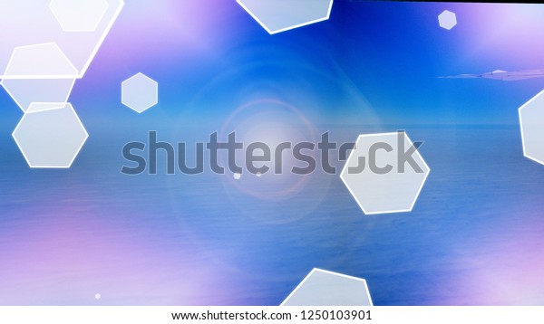Refraction Light Rays Blue Sky Sun 스톡 일러스트 1250103901 | Shutterstock