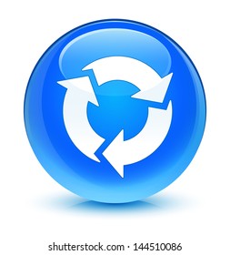 Refresh Icon Glassy Blue Button Stock Illustration 144510086 | Shutterstock