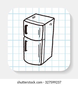 Refrigerator Doodle Stock Vector (Royalty Free) 316682675