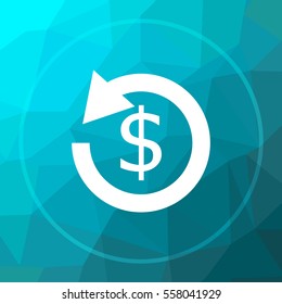 Refund Icon Refund Website Button On Stock Illustration 558041929 ...