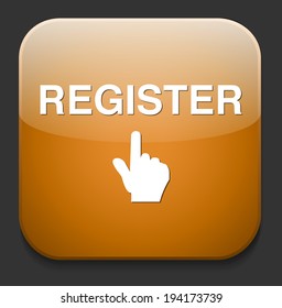 Register Button Stock Illustration 194173739 | Shutterstock