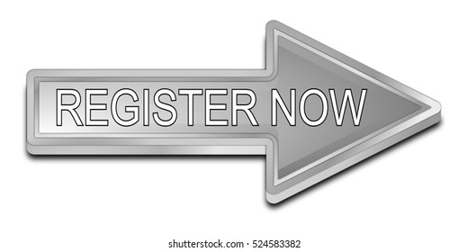 Register Now Arrow Button 3d Illustration Stock Illustration 524583382 ...