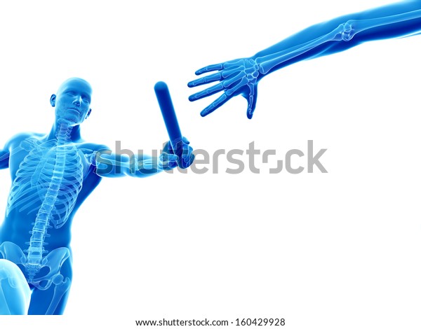 Relay Visible Skeleton Stock Illustration 160429928 | Shutterstock