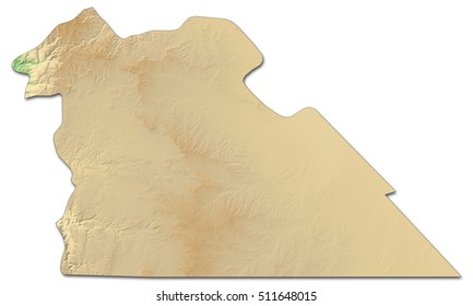 Relief Map Amman Jordan 3drendering Stock Illustration 511648015 ...