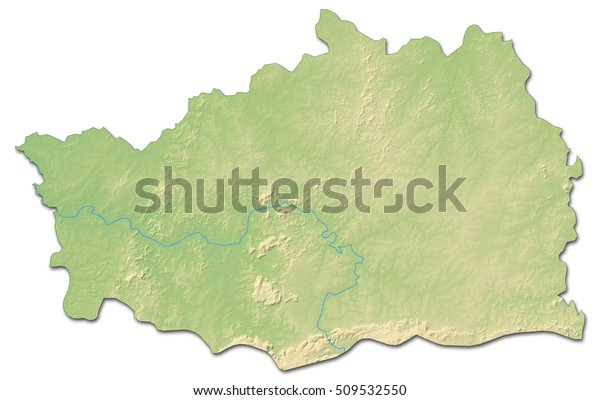Relief Map Kedougou Senegal 3drendering Stock Illustration 509532550 ...